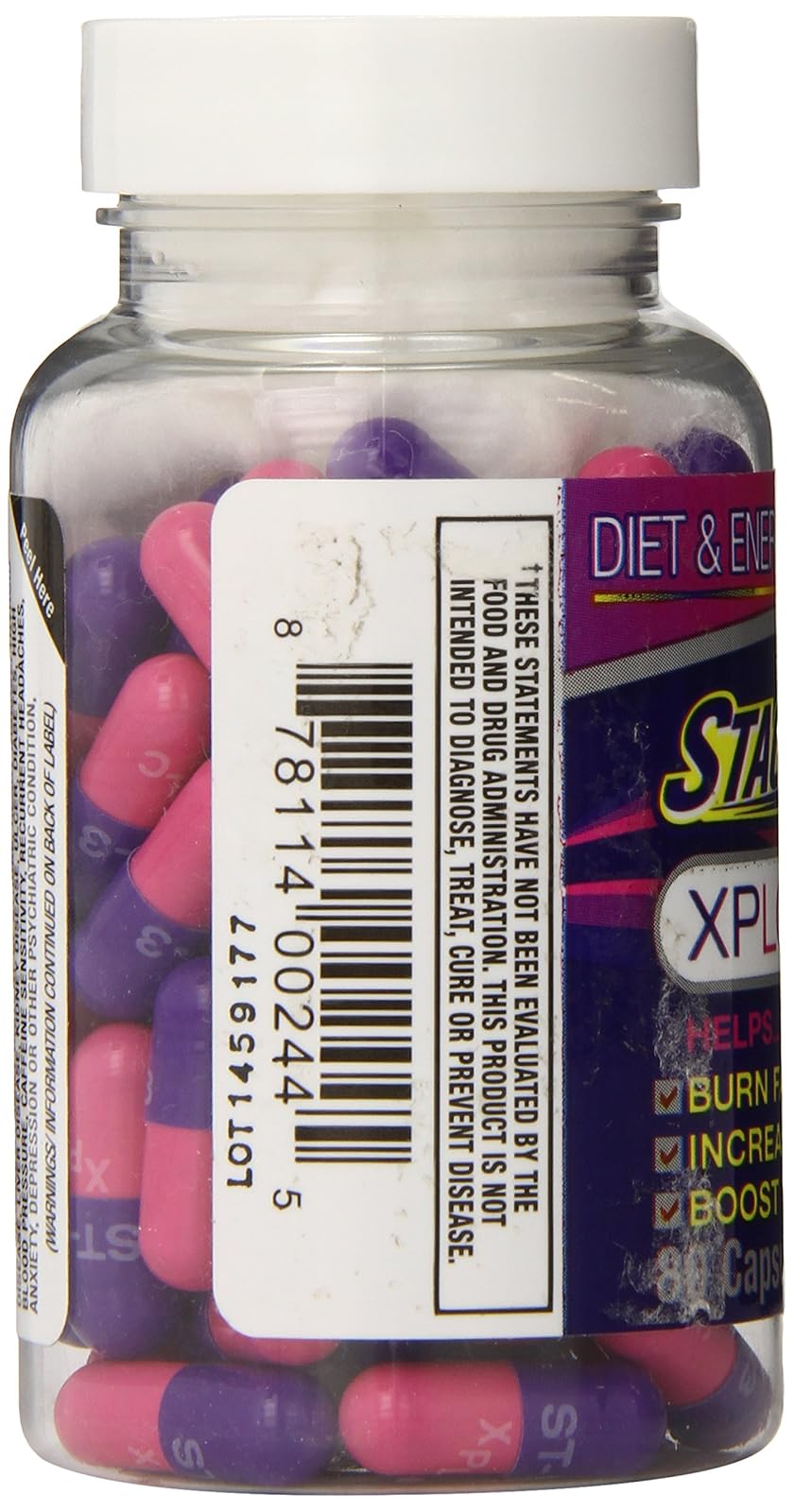 80 capsules of Original Stacker 3 fat burners