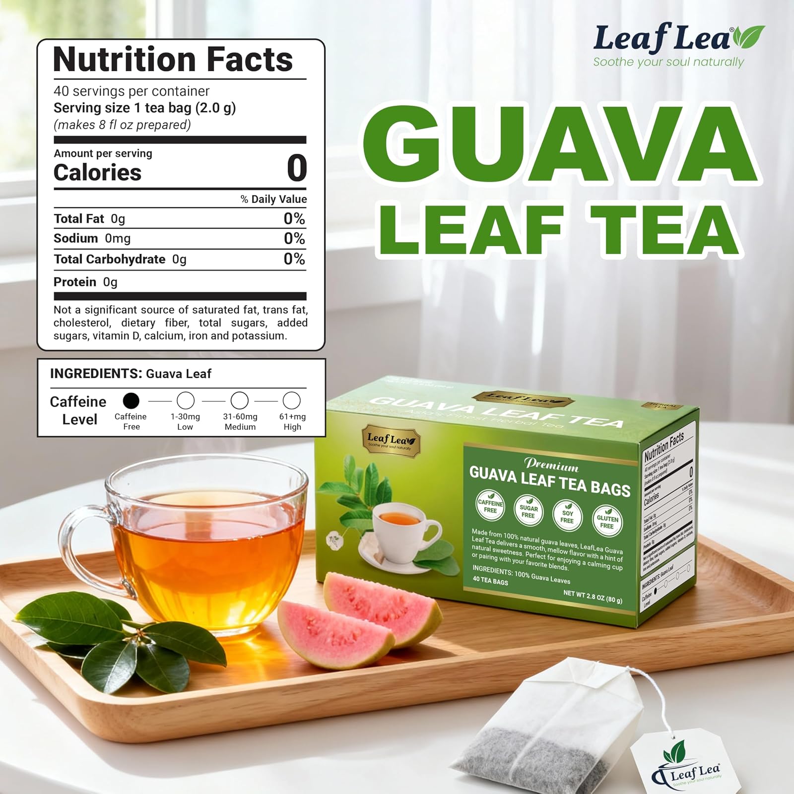 80 count guava tea bags