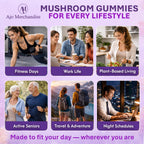 80 count mushroom gummies for productivity