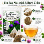 80 count red clover tea