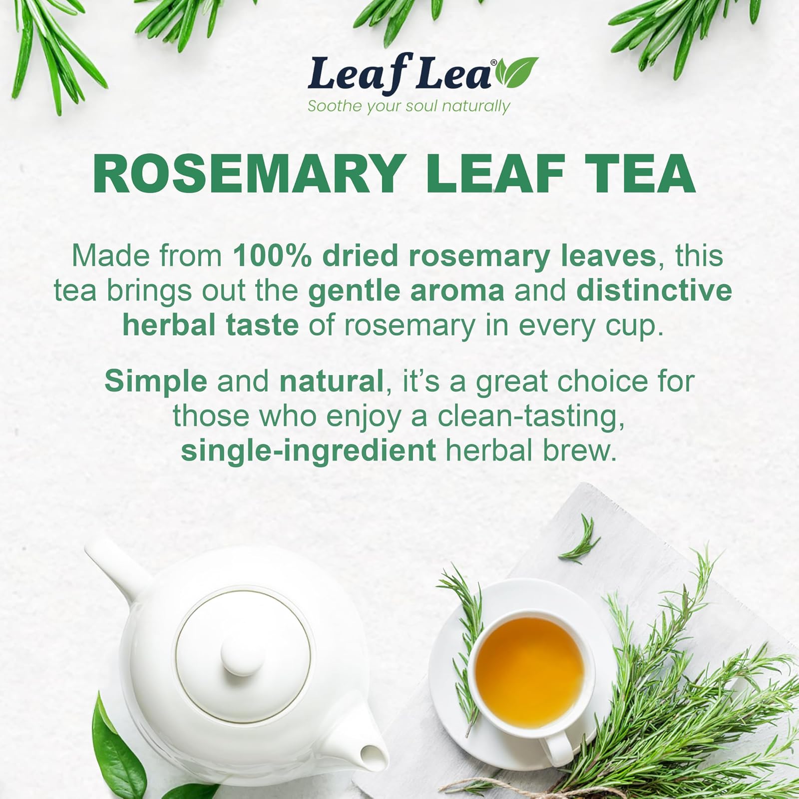 80 count rosemary tea bags