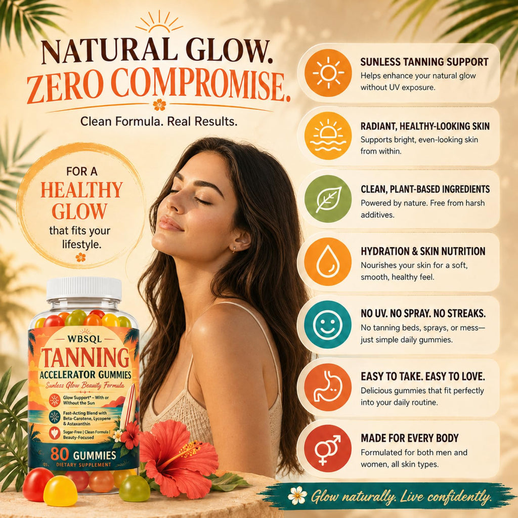 80 count tanning gummies for daily use