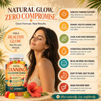 80 count tanning gummies for daily use