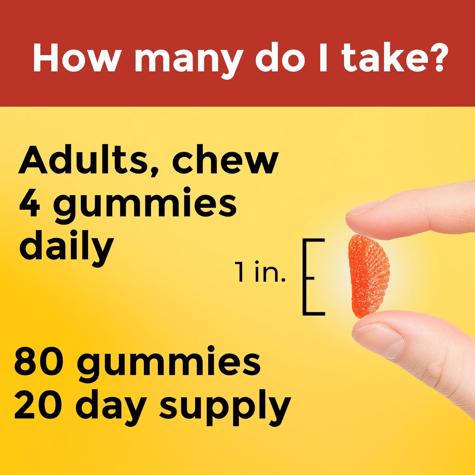 80 count vitamin c gummies for convenience