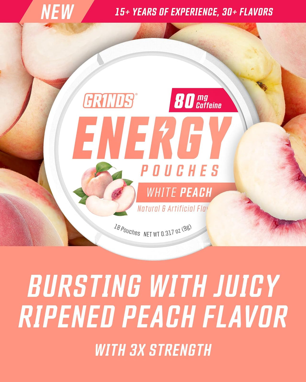 80 mg caffeine energy pouches