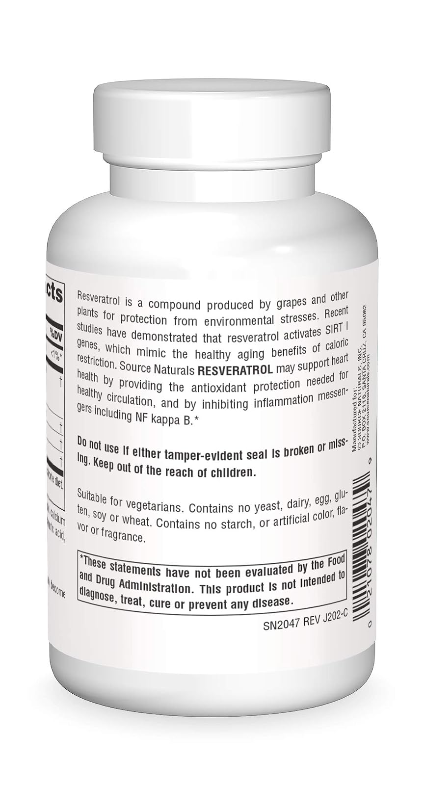 80 mg Resveratrol tablets for wellness