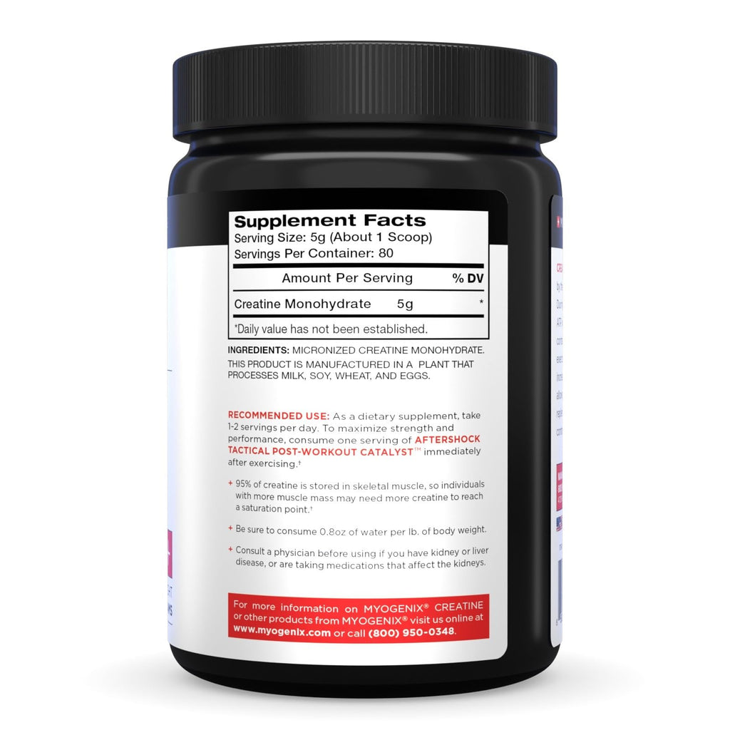 80 servings of creatine monohydrate