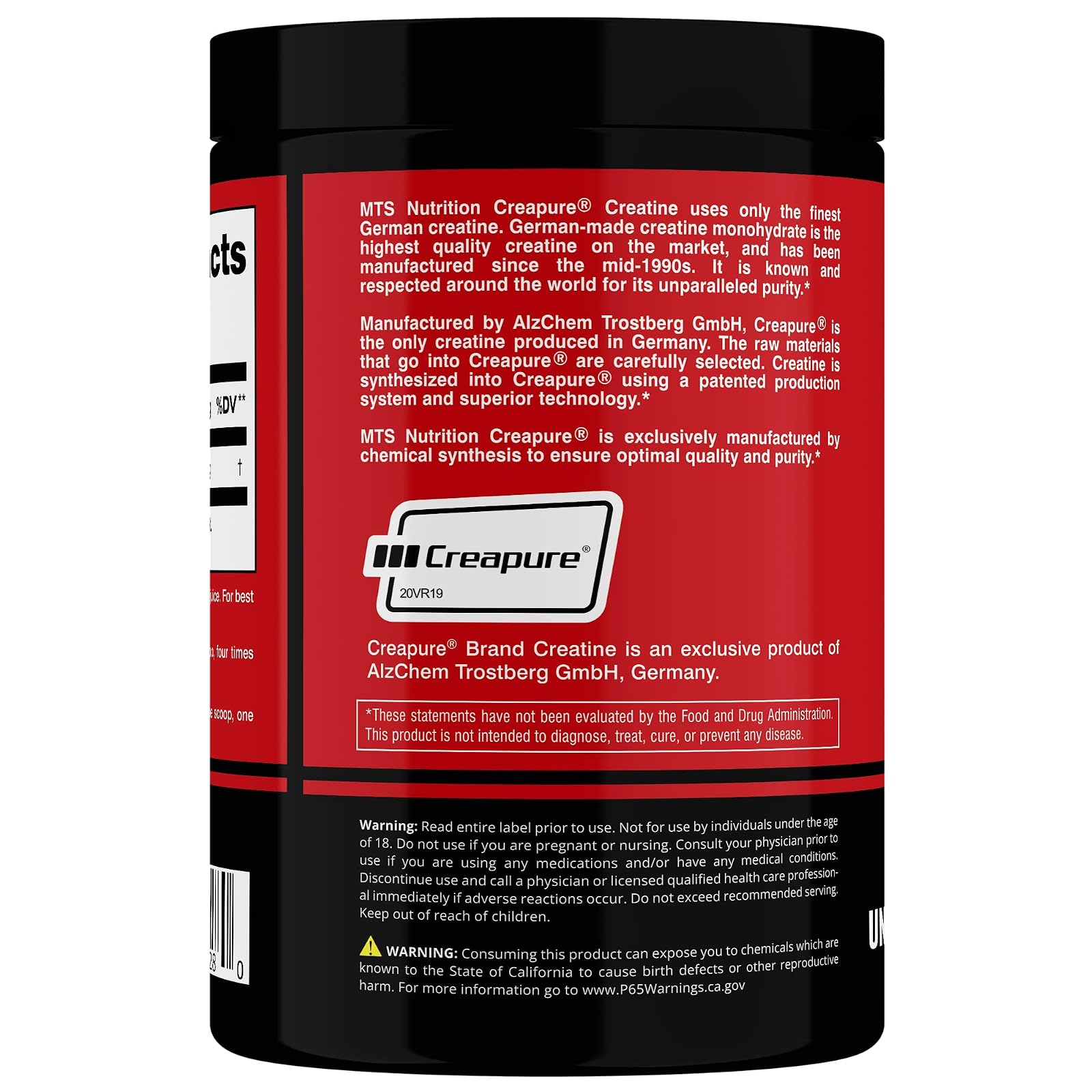 80 servings of pure creatine