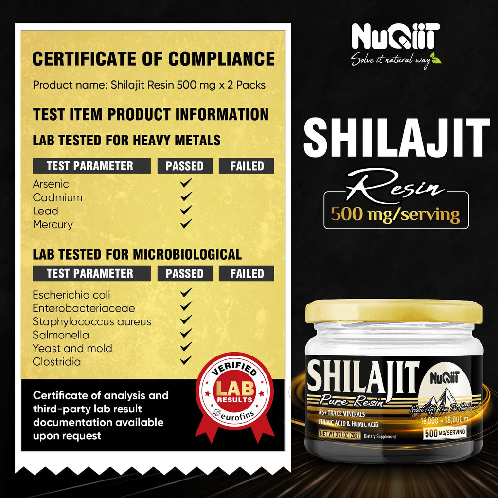 80 servings of pure shilajit