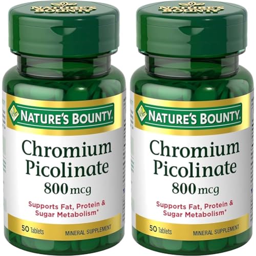 800 mcg chromium for metabolism support
