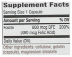 800 mcg folate for daily health
