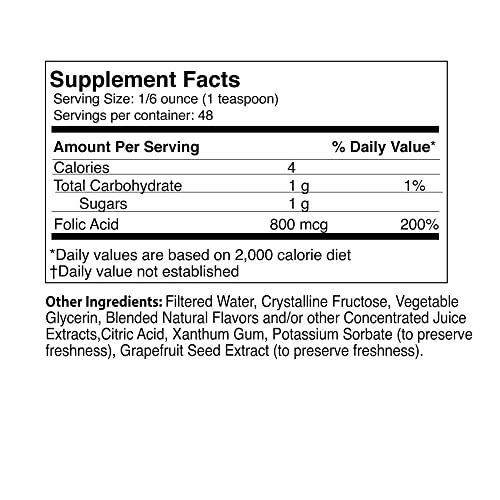 800 mcg folate for energy