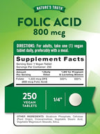 800 mcg folate supplement benefits