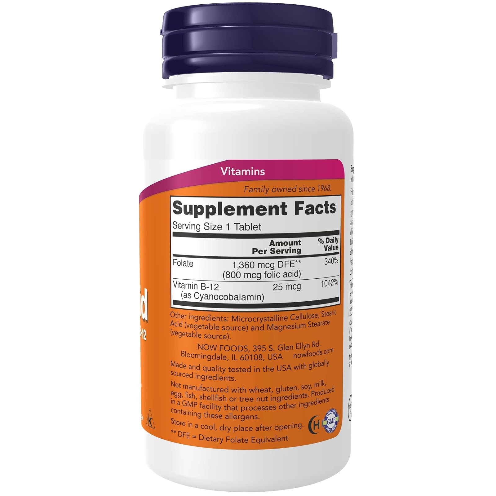 800 mcg Folic Acid tablets