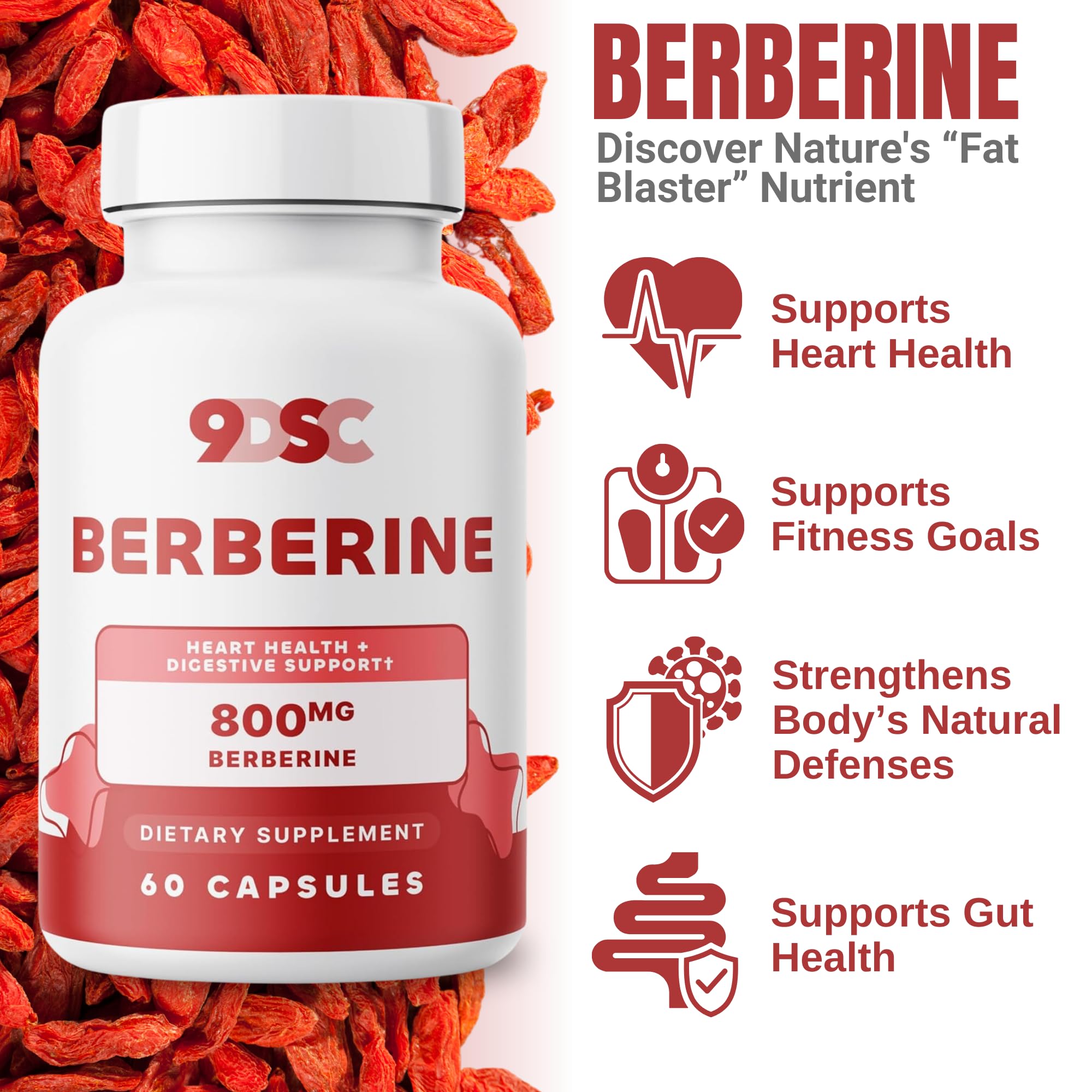 800 mg berberine for free radical defense