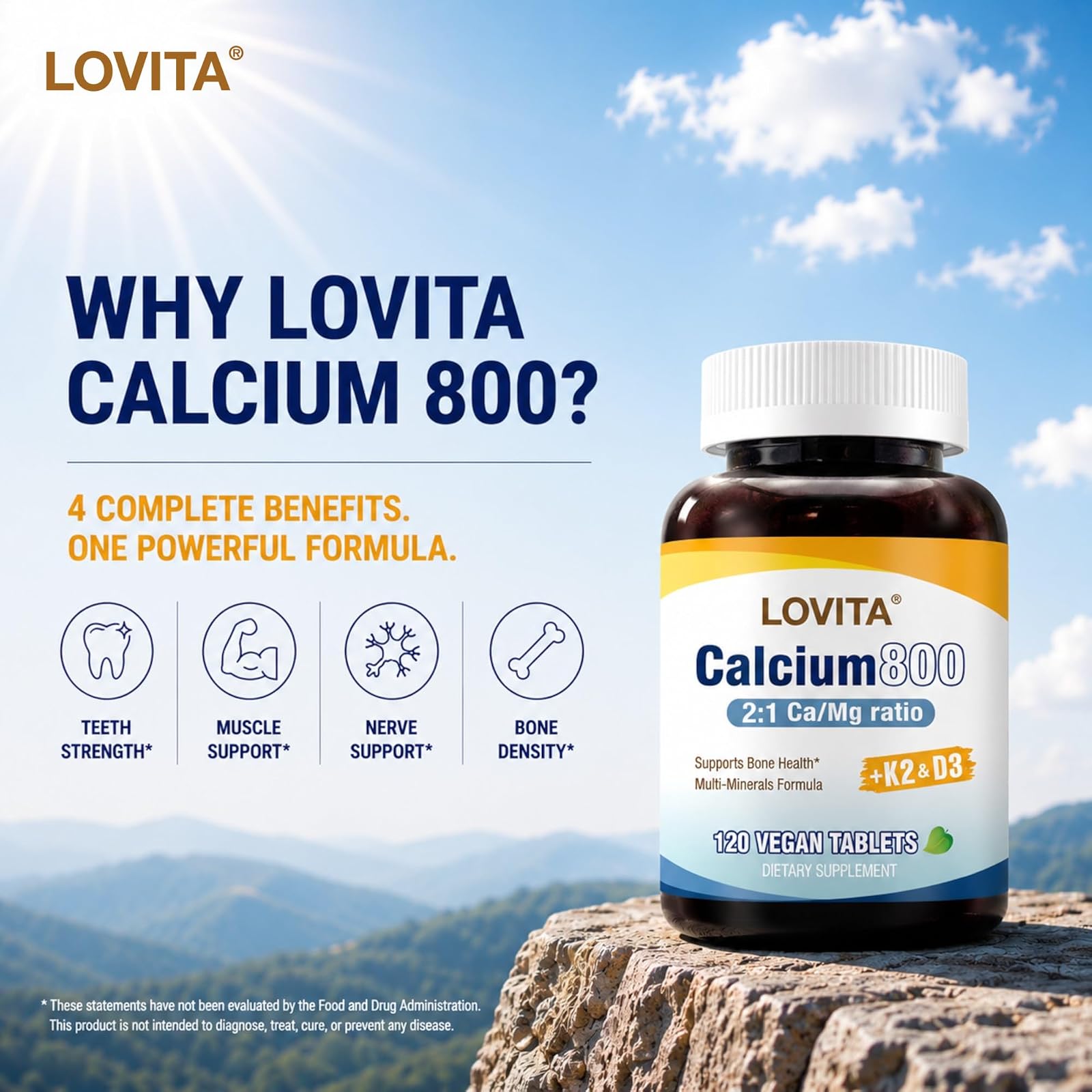 800 mg calcium citrate with D3
