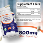 800 mg Choline Bitartrate supplement
