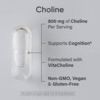 800 mg choline for cognitive support