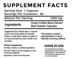 800 mg green coffee capsules