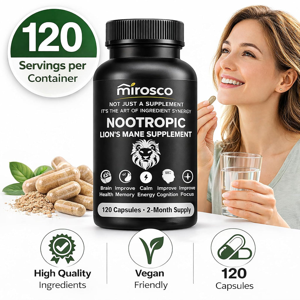 800 mg Lion's Mane supplement benefits