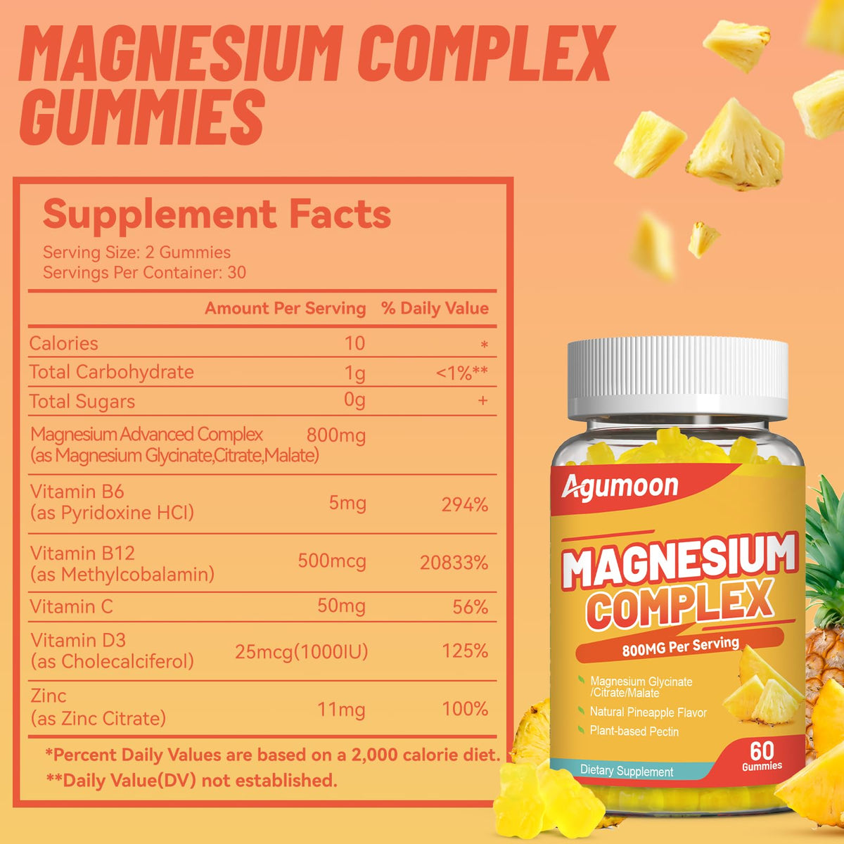 800 mg magnesium gummies with zinc