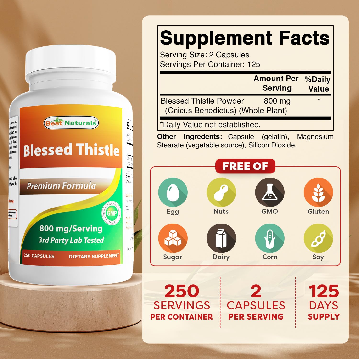 800 mg milk thistle supplement