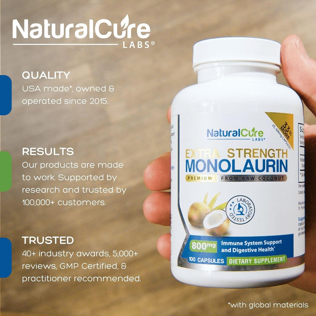 800 mg Monolaurin multivitamin for men