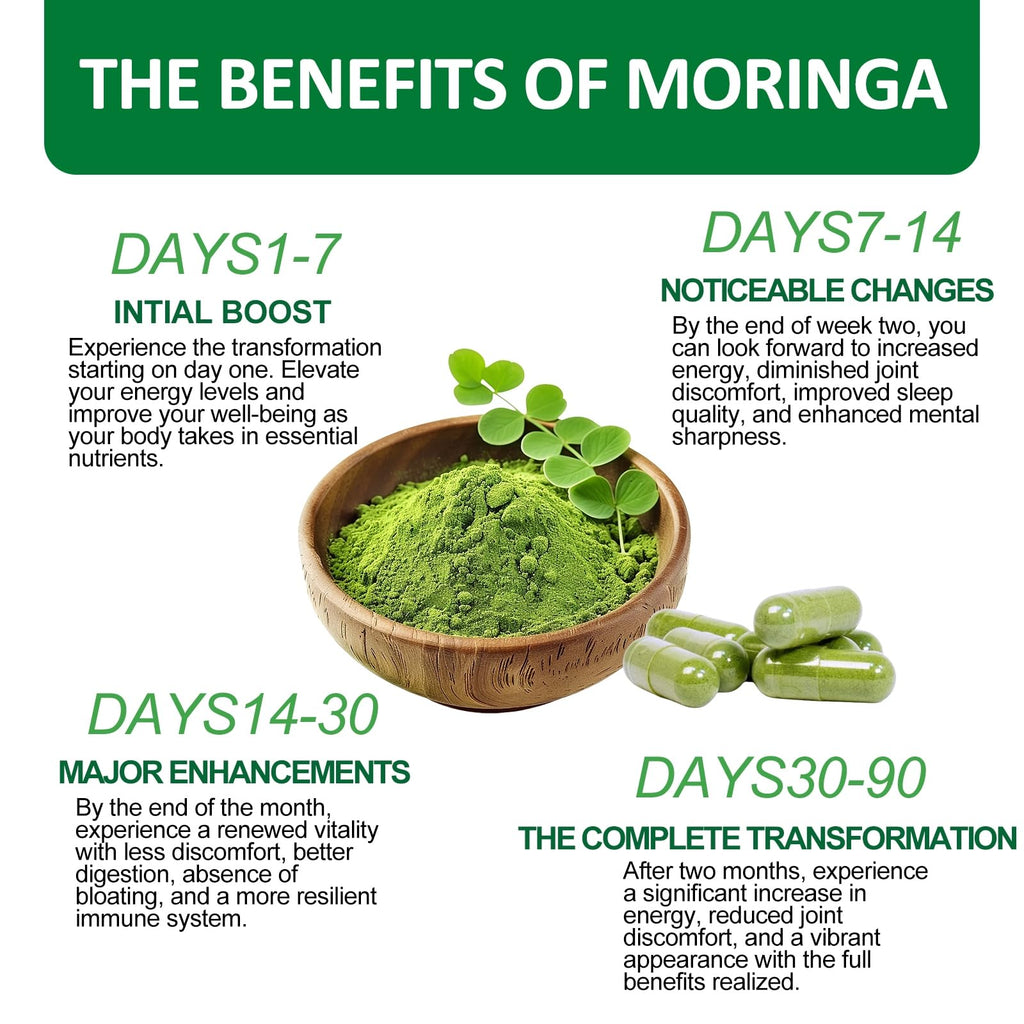 800 mg moringa capsules for vitality