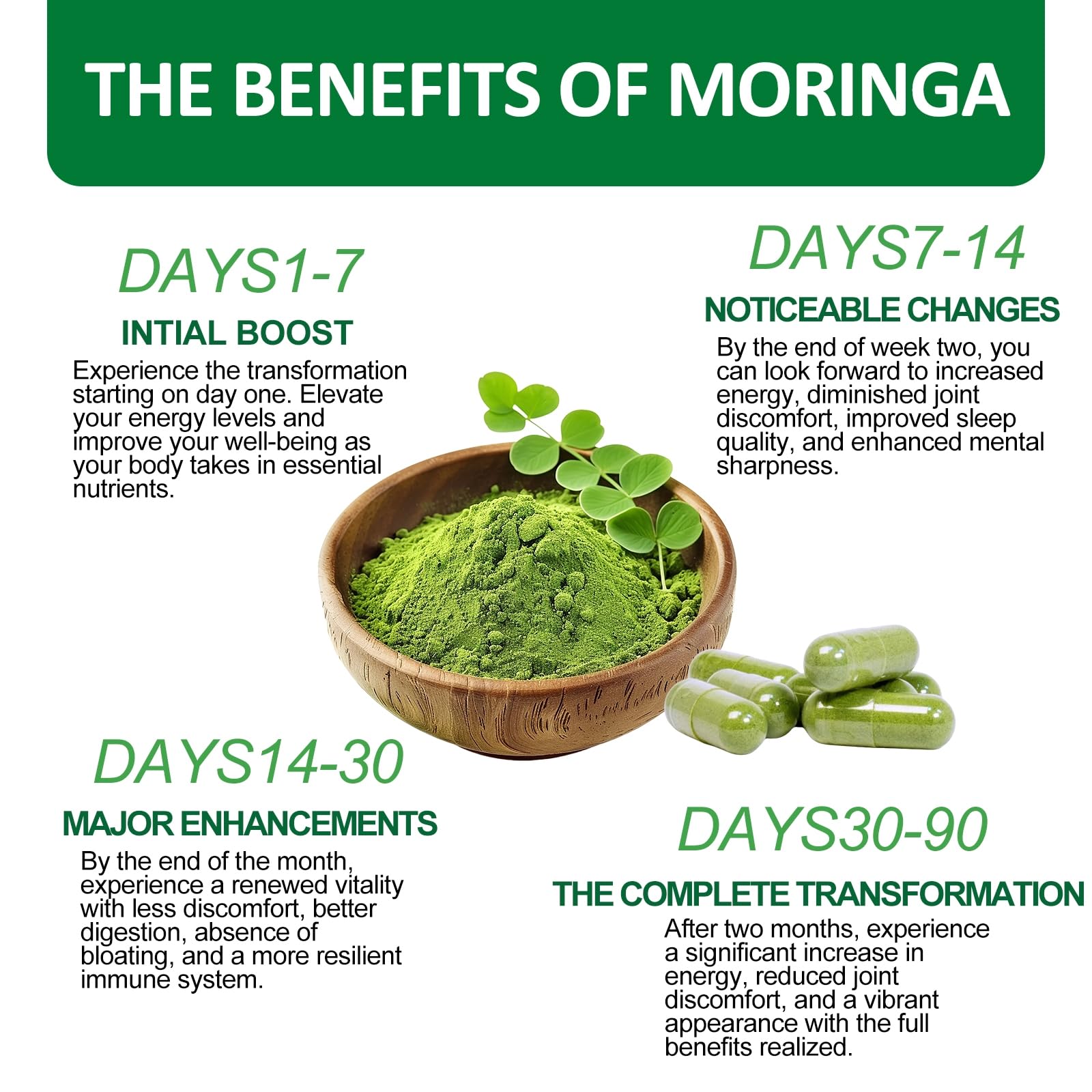 800 mg moringa capsules for vitality