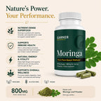 800 mg Moringa capsules for wellness