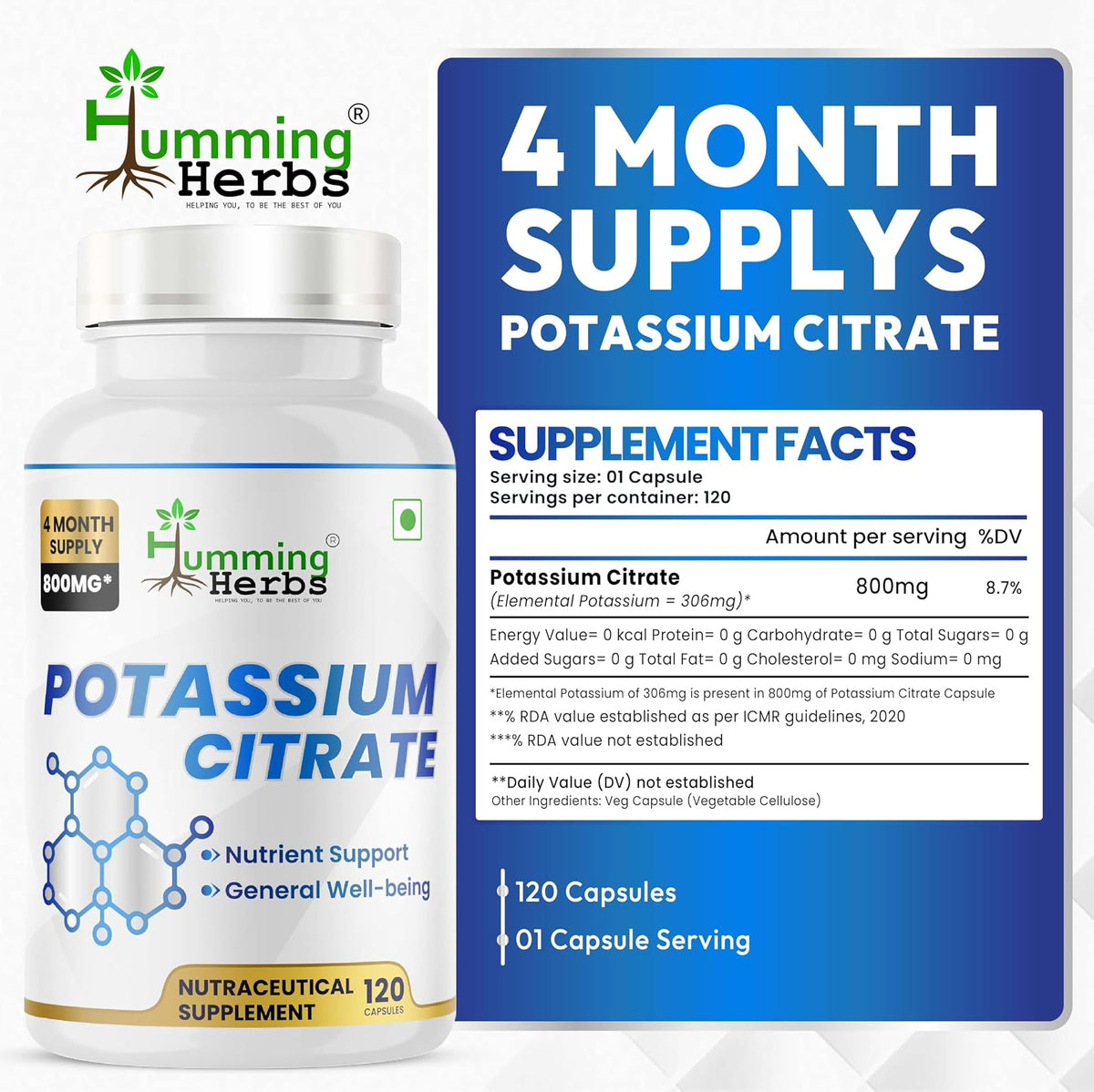 800 mg potassium citrate capsules