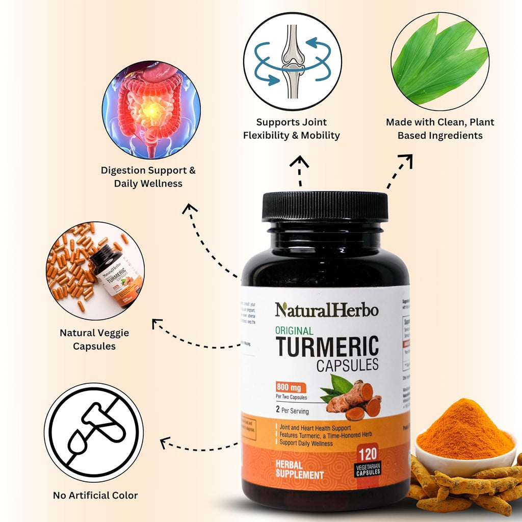 800 mg turmeric for joint support