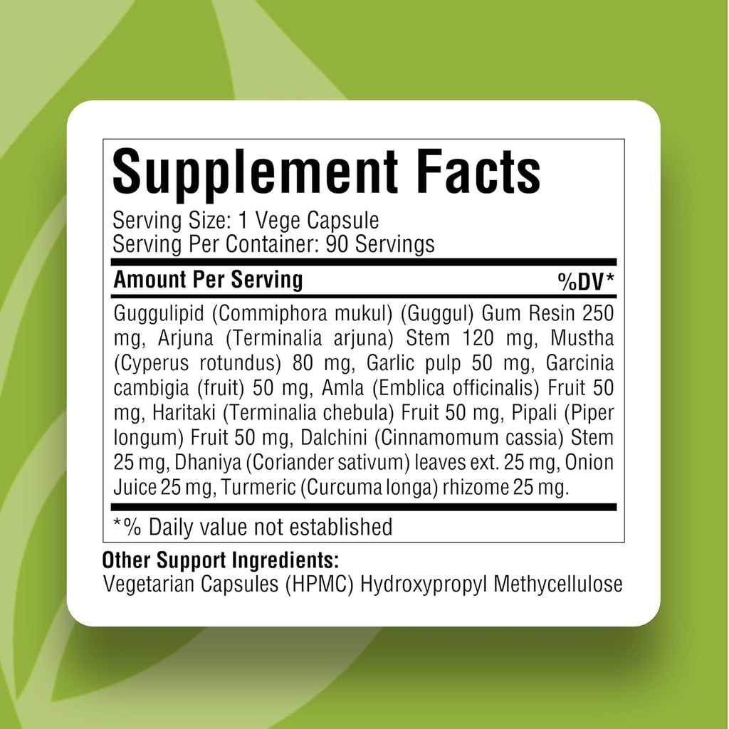 800 mg veg capsules for heart health