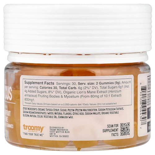 800mg Lion's Mane for clarity