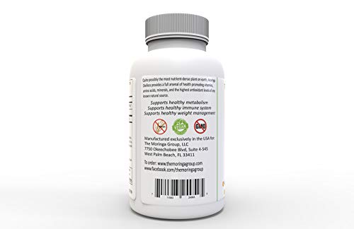 800mg moringa capsules for immunity support