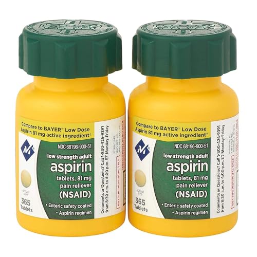 81 mg low strength aspirin tablets