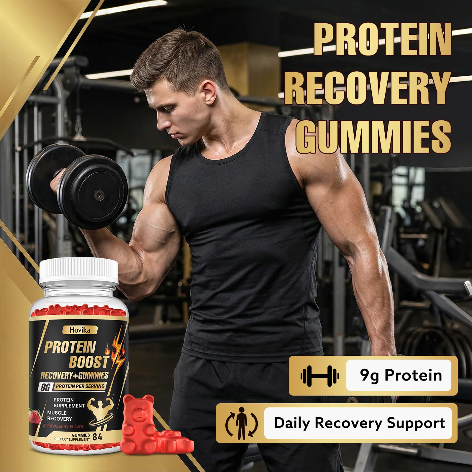 84 gummies for muscle recovery
