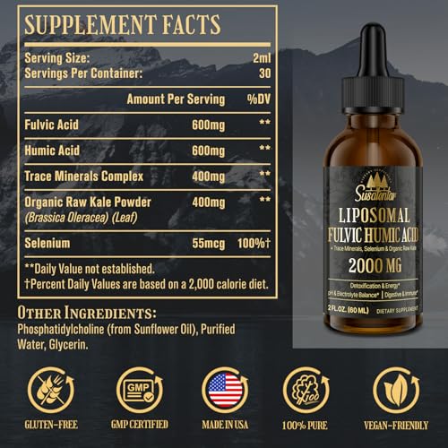 85+ trace minerals for detox support