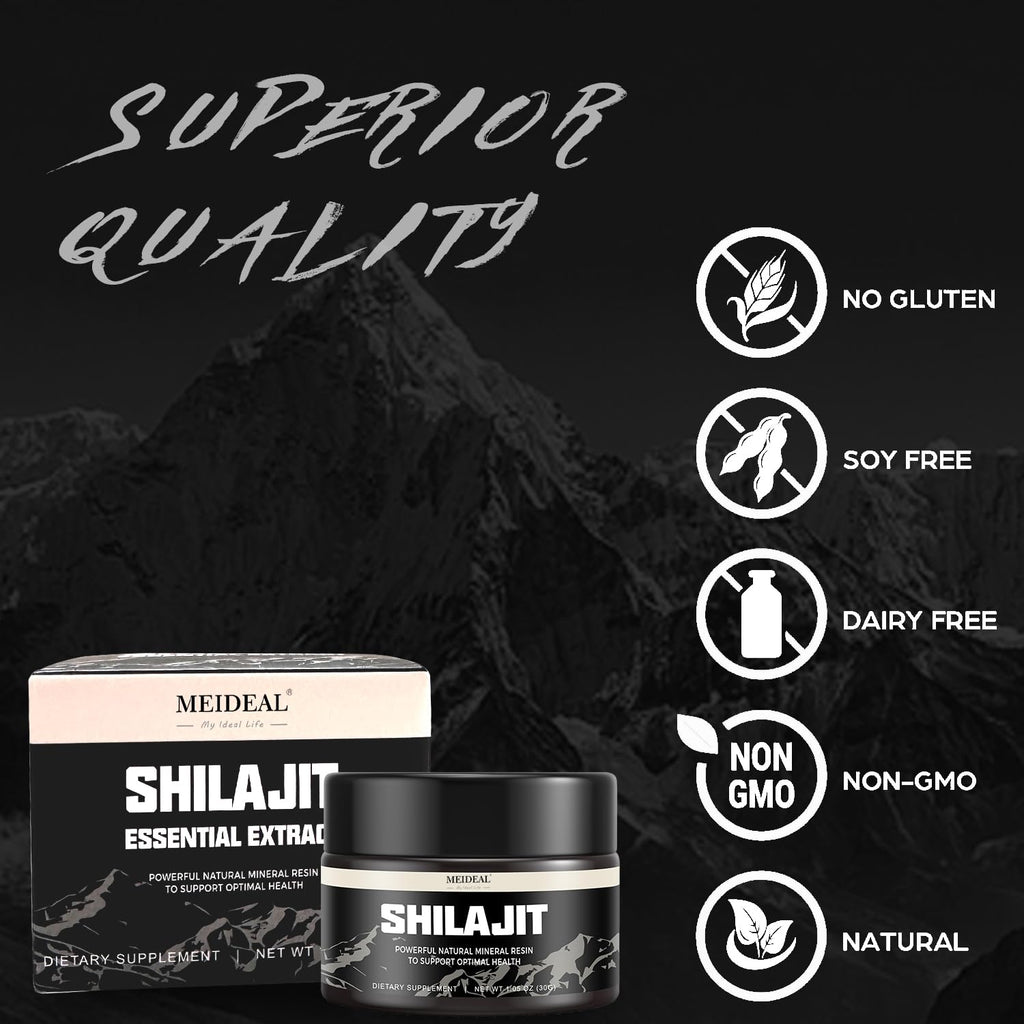 85+ trace minerals in shilajit