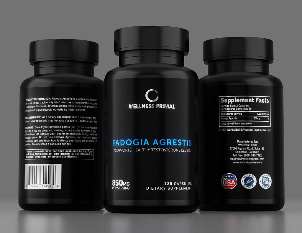 850mg Fadogia Agrestis capsules