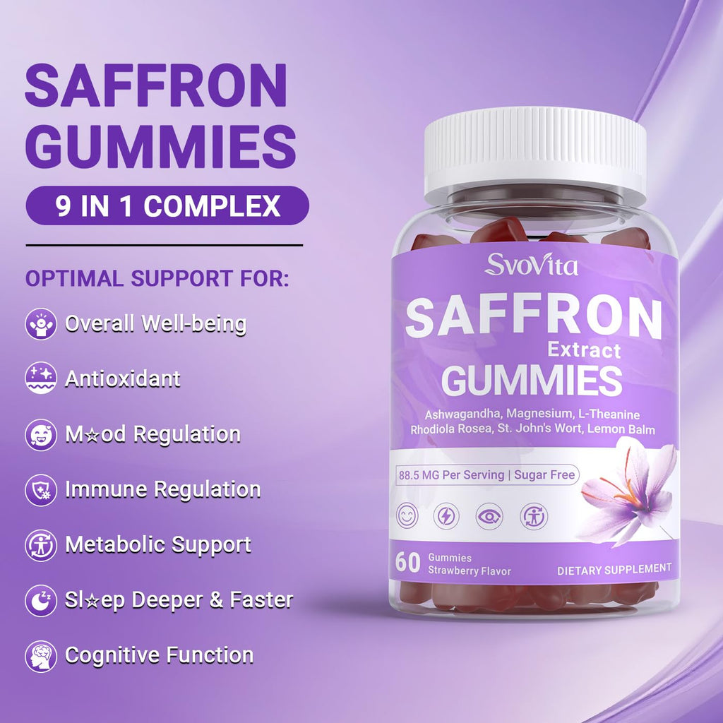 88.5 mg saffron gummy dosage