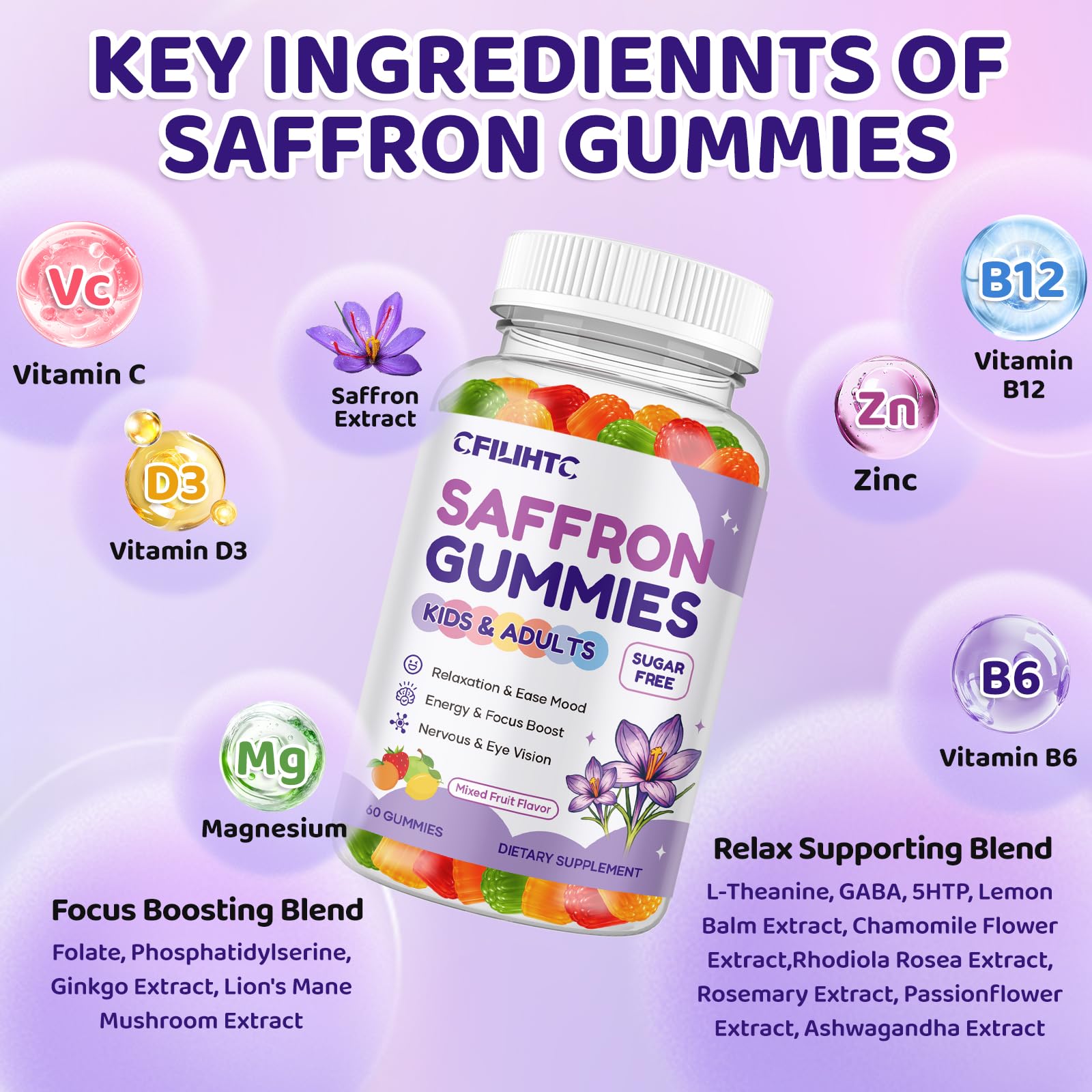88.5 mg saffron multivitamins benefits