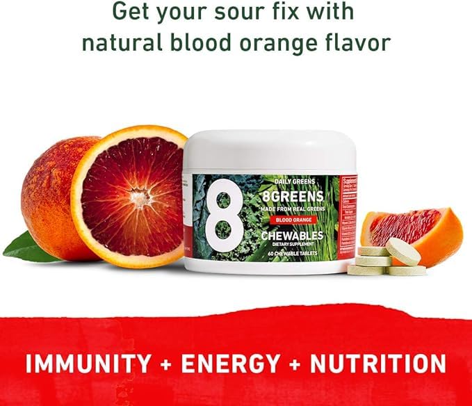 8Greens chewable vitamins for busy lifestyles