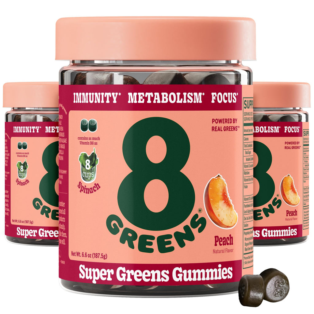 8Greens chlorella superfood gummies
