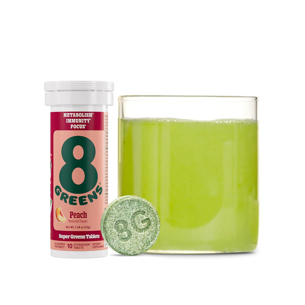8Greens peach tea multivitamins