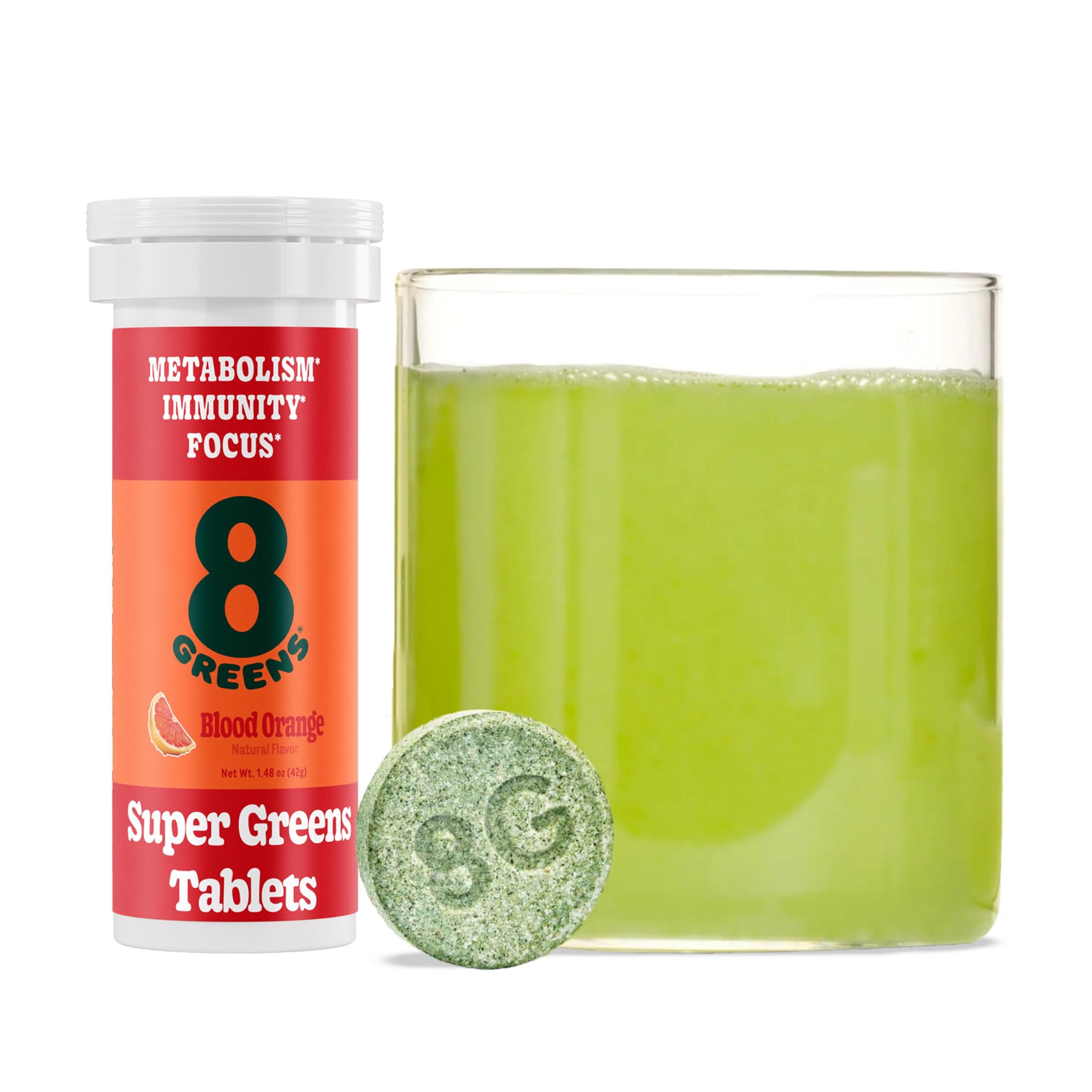 8Greens supergreens effervescent tablets