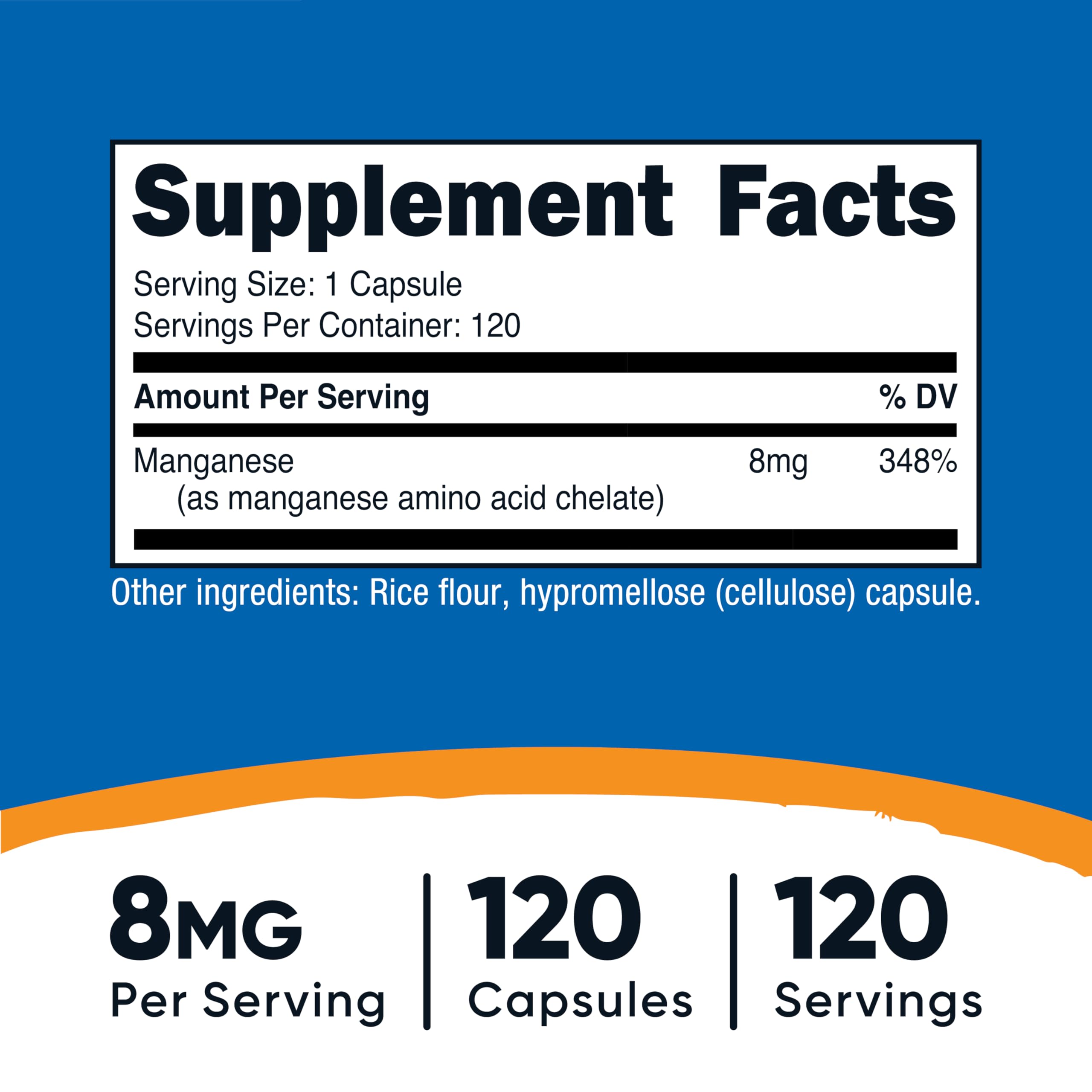 8mg manganese for optimal health