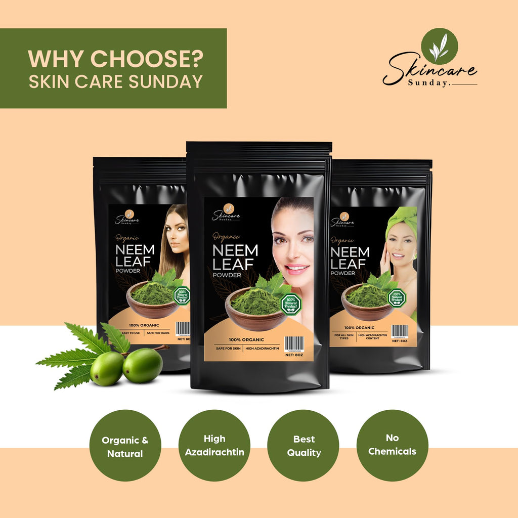 8oz neem powder for skincare