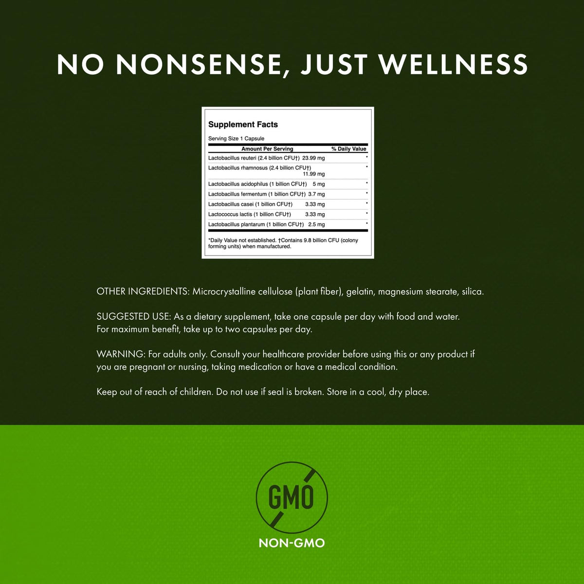 9 billion CFU women's probiotics