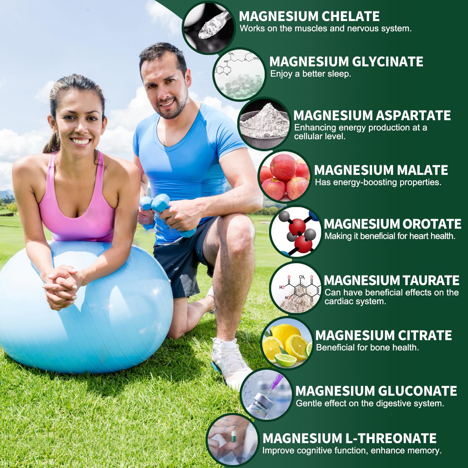 9 forms of magnesium complex